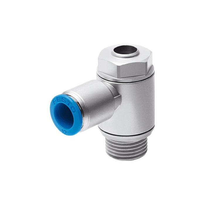 Пневмодроссель Festo GRLA-M5-QS-4-D с обратным клапаном для выхлопа - цена, фото, реальные ...