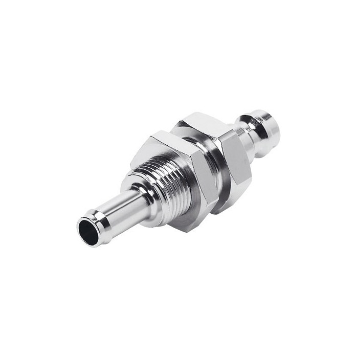 Штекер Festo KS3-CN-6-S для пневморозетки (ниппельный штуцер, d=6мм ...